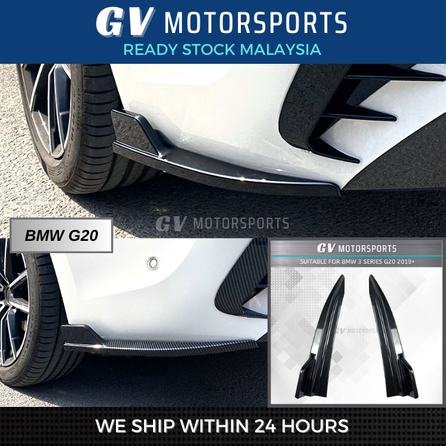 READY STOCK BMW 3 Series G20 30 Rear Lip Diffuser Canard For BMW G20 ...