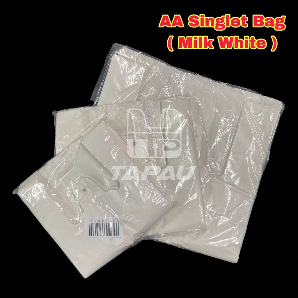TAPAU - AA Quality Milk White Singlet Bag - Good Quality Handle Bag ...