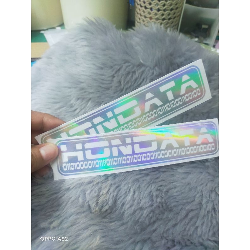 Sticker Hondata Stiker Honda Sticker Tampal Luar Replacement Sticker ...