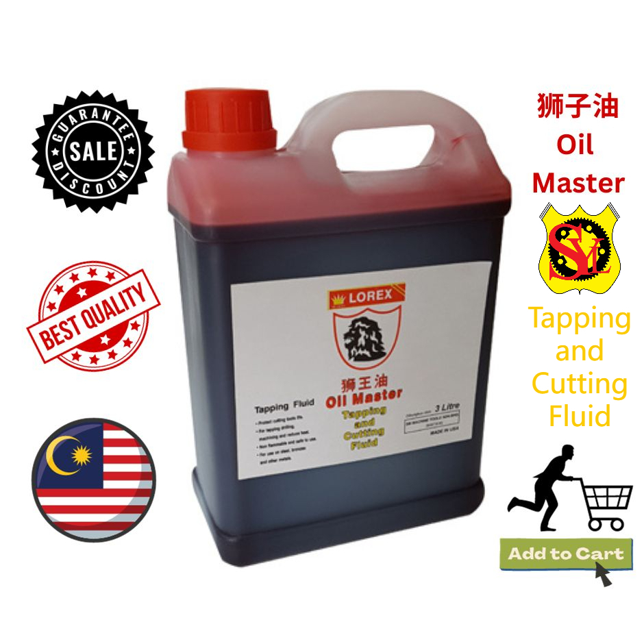 LOREX Oil Master Tapping and Cutting Fluid Oil 3Litre | Shopee Malaysia