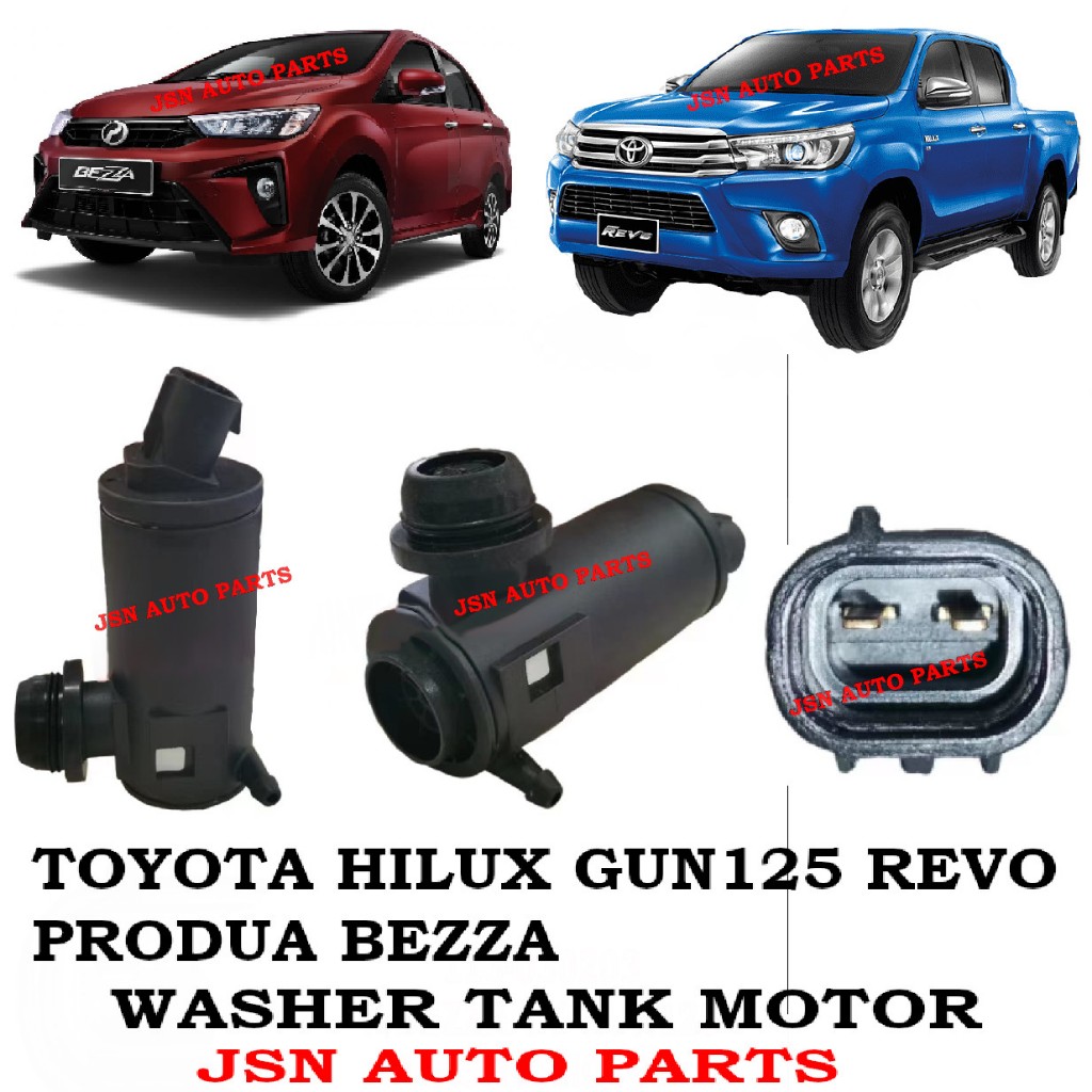 WASHER TANK MOTOR TOYOTA HILUX REVO GUN125 , PRODUA BEZZA WIPER TANK MOTOR | Shopee Malaysia