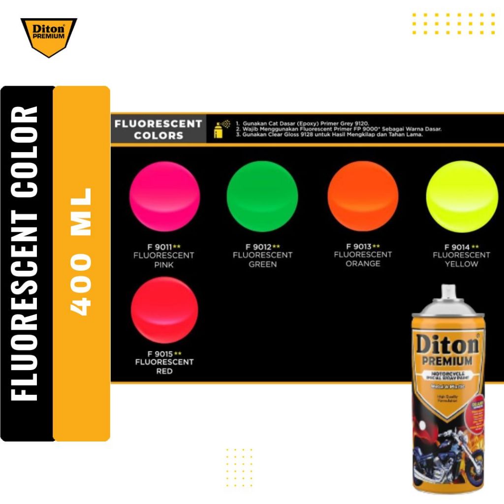 Diton Premium Fluorescent Color (400ml) | Shopee Malaysia