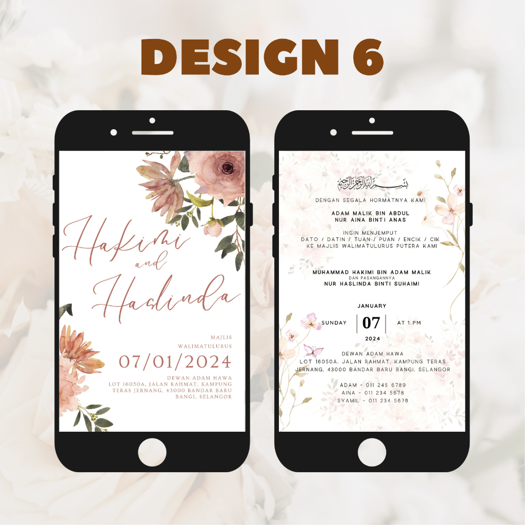 CATALOGUE 2 Kad Kahwin Digital Murah | Video Kad Kahwin Tunang | E-Card Wedding Invitation ...