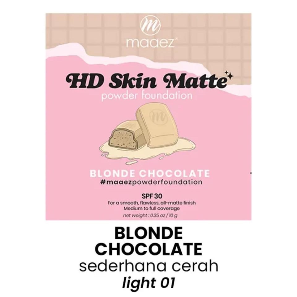MAAEZ HD SKIN MATTE POWDER FOUNDATION (COMPACT FOWDER) ORIGINAL HQ ...