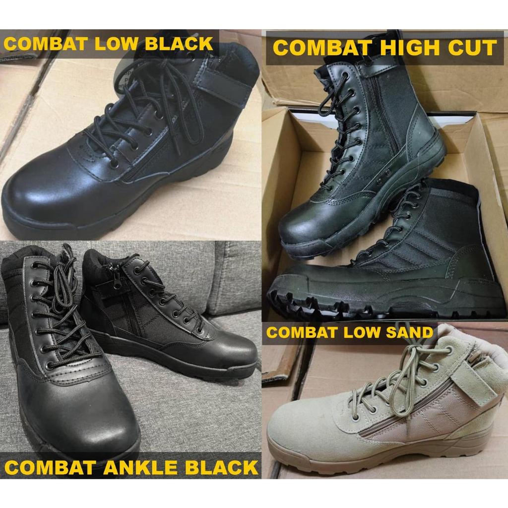 COMBAT TACTICAL BOOTS KASUT OPERASI | Shopee Malaysia