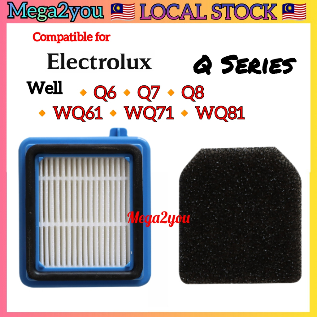 🔥HEPA Filter🔥 Replacement for Electrolux Q Series Vacuum Cleaner Q6 Q7 ...
