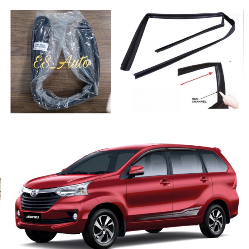 ORIGINAL TOYOTA AVANZA 2018 DOOR GLASS RUN CHANNEL LH/RH GETAH CERMIN ...