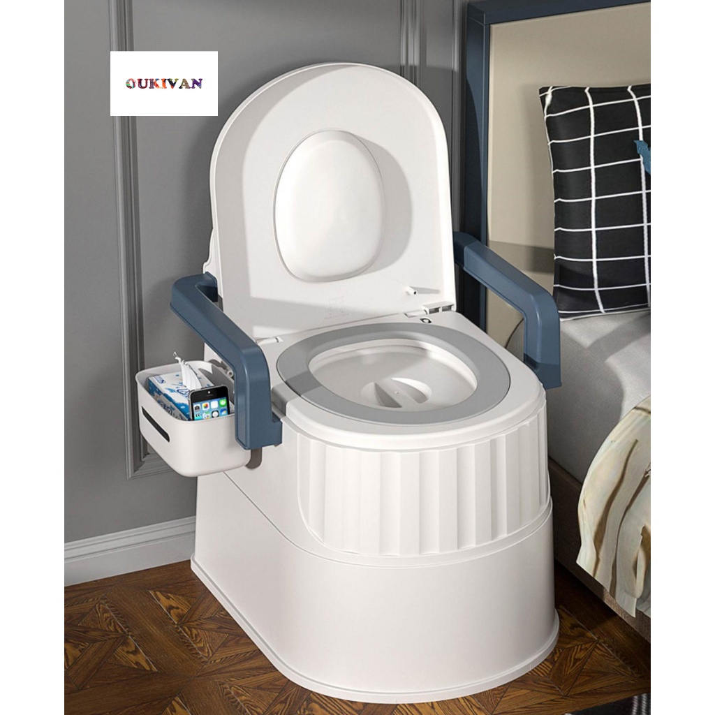 Portable Safety Chair Waterproof Shower Chair Toilet Chair With Handle ...