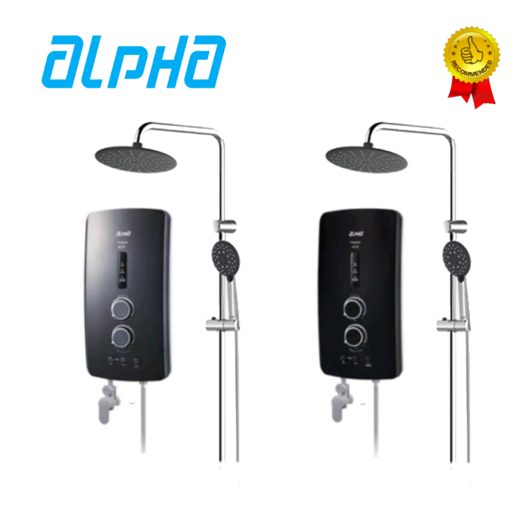 Alpha Instant Water Heater Rain Shower With AC Pump IM-9EP-RS / Alpha Water Heater With DC Pump ...