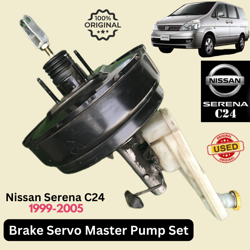 Brake Servo Master Pump Set Original Used Fit For NISSAN Serena C24 ...