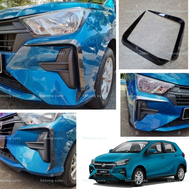 perodua axia 2023-2025 axia new car front bumper canard accessories ...
