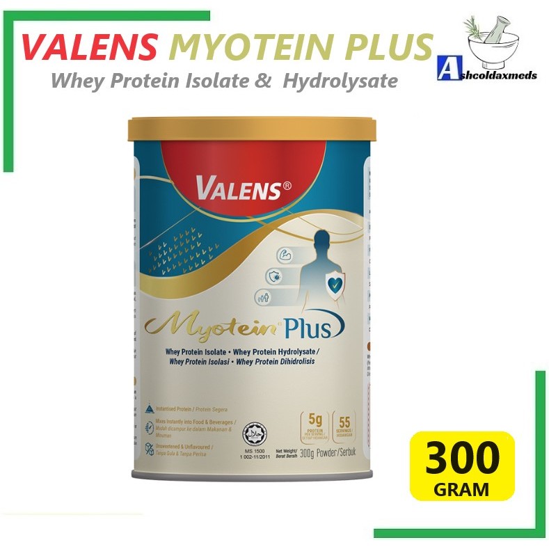 (BLUE) EXP08/25 Valens Myotein Plus 300g (Fast recovery after operation ...