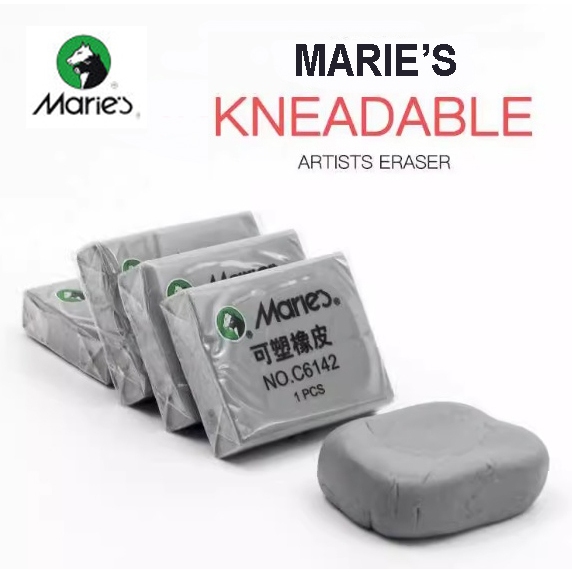 Marie’s Kneadable Artist Eraser Sketching Drawing Soft Eraser | Shopee ...