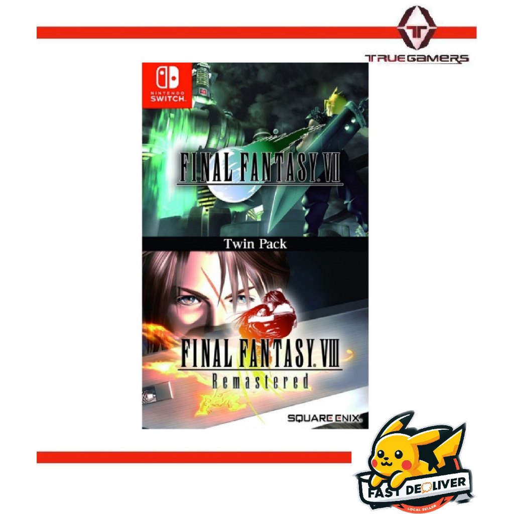 Nintendo Switch Final Fantasy VII FF 7& Final Fantasy VIII FF8 Twin Pack | Shopee Malaysia