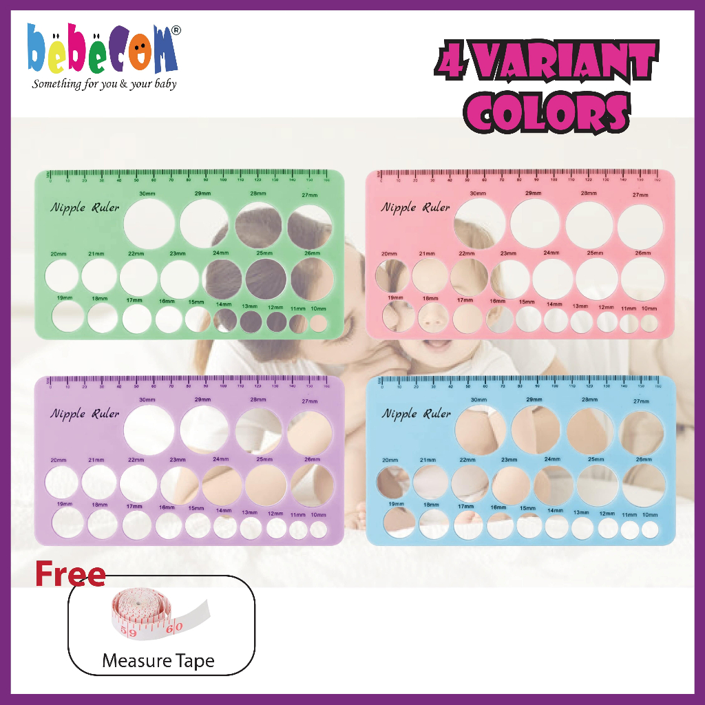 Nipple Ruler Silicone Flanges Size Measure For Nipples Soft Flange Size ...