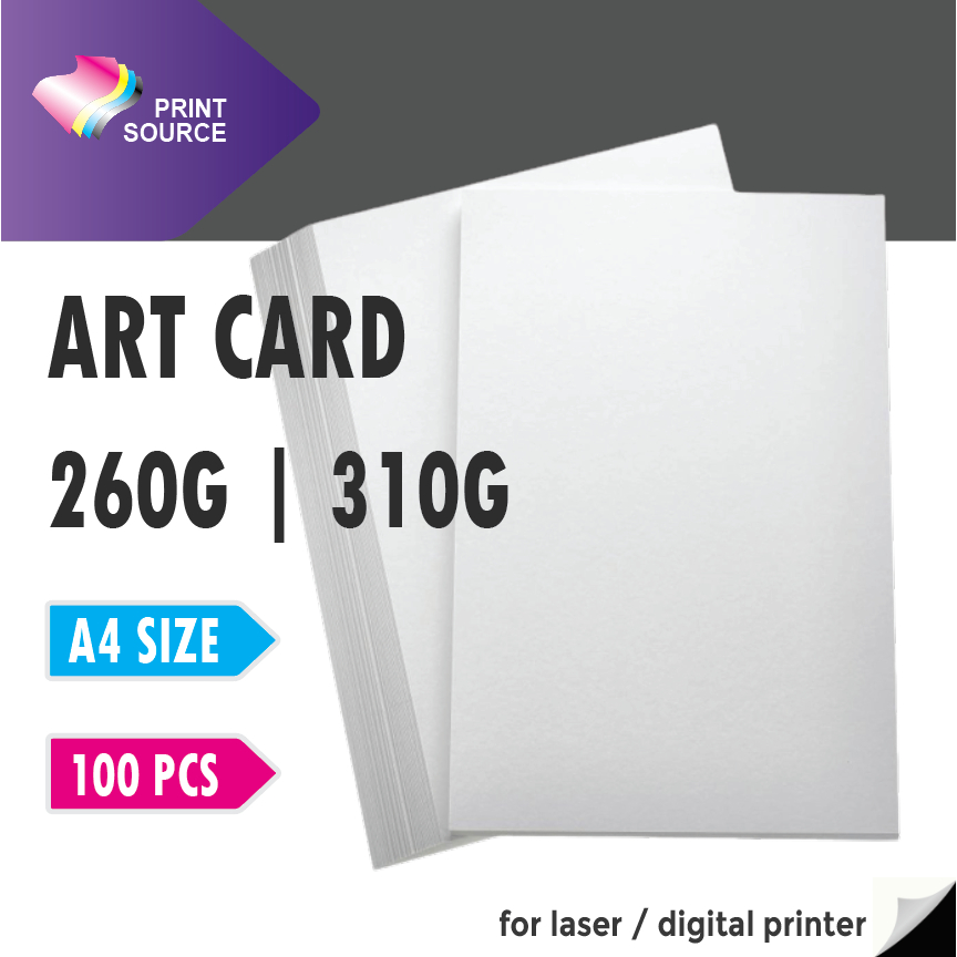 A4 ART CARD 260G 310G 100's | Shopee Malaysia