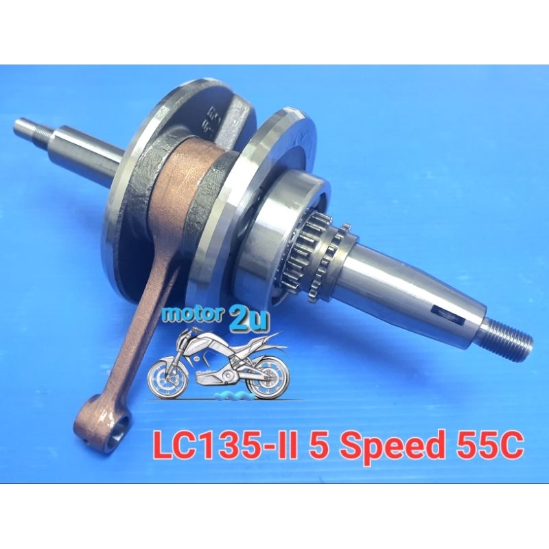 LC135 NEW V2 V3 5S 5 SPEED 55C HAND CLUTCH Crankshaft Crank Shaft Sab | Shopee Malaysia