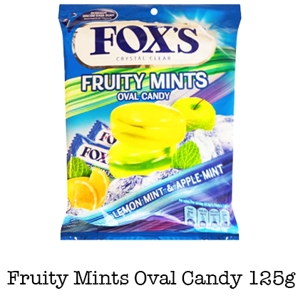 Fox's Crystal Clear Berries/Fruits/Fruity Mint & Oval Candy Coffee ...