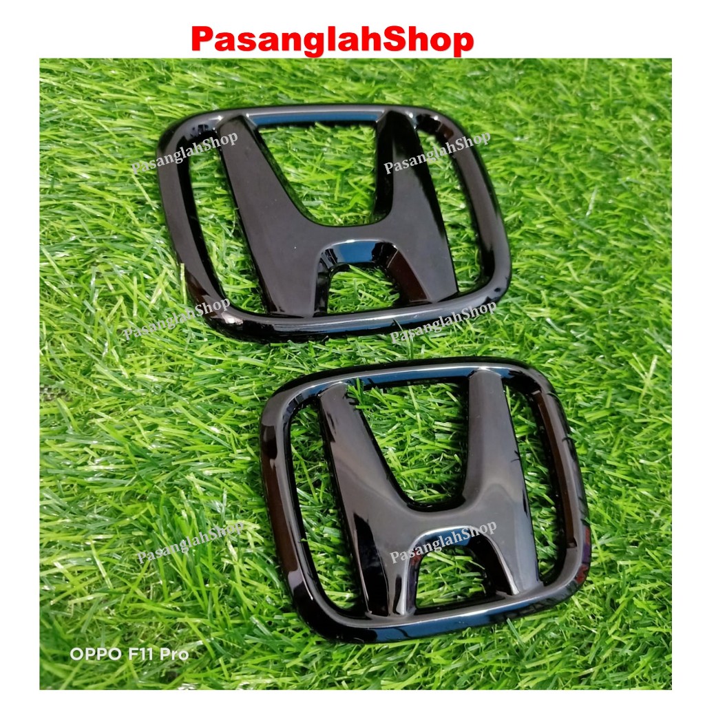Honda City GD GM2 GM6 GN2 NEW CITY CIVIC Logo Emblem Piano Black Cover ...