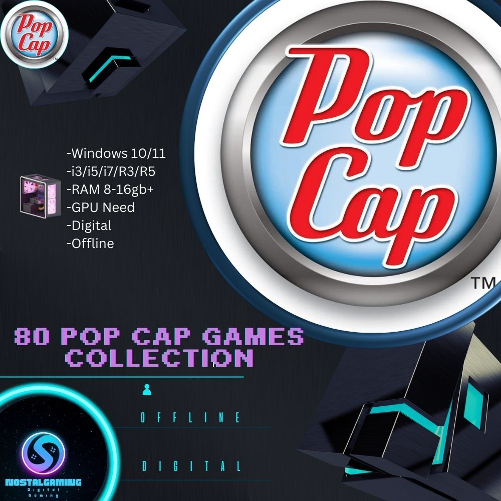 [Pc Game][Digital] 80 Pop Cap Games Collection | Shopee Malaysia