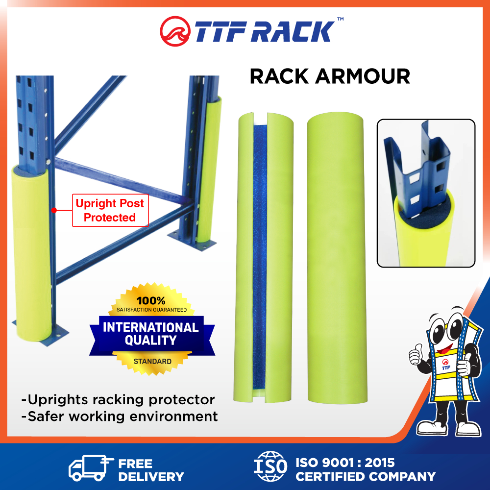TTF Rack™️ Rack Armour Heavy Duty Rack Upright Post Protector Side ...