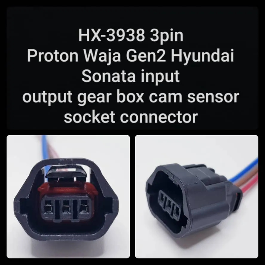 Proton Waja Gen2 input output cam sensor socket connector (3pin ...