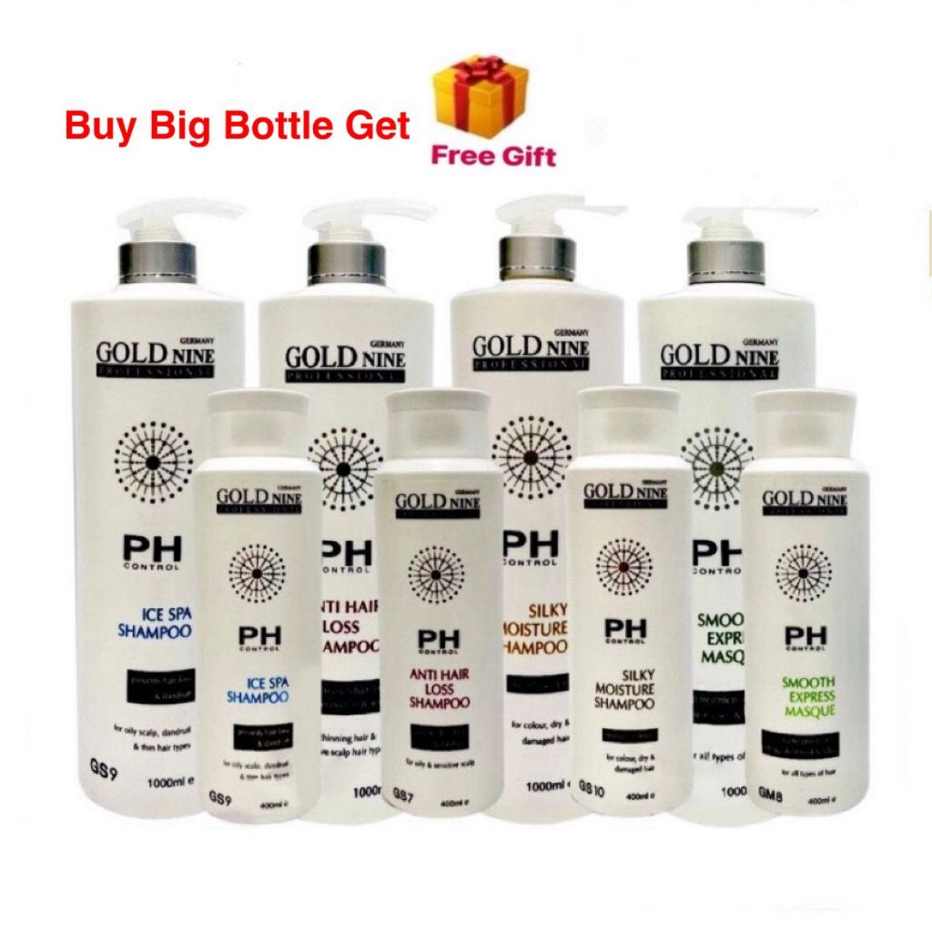 {FREEGIFT} Gold Nine Shampoo / Masque 400ml / 1000ml | Shopee Malaysia