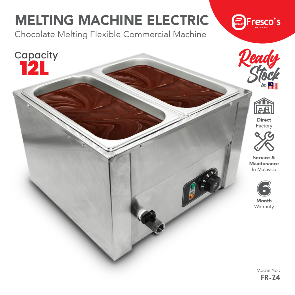 12L Chocolate Melting Machine Electric Flexible Commercial Pearl Ball ...