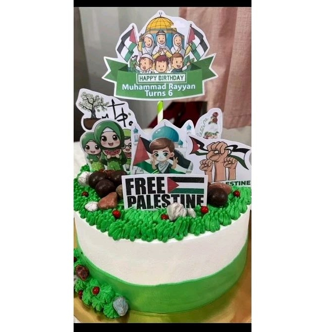 Palestine Topper Free Palestine cake | Shopee Malaysia