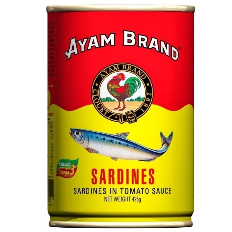 SARDINES/ MACKEREL AYAM BRAND 425G | Shopee Malaysia