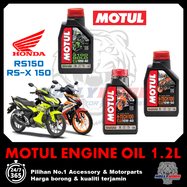 MOTUL 4T ENGINE OIL 3100 GOLD 10W40 TECHNOSYNTHESE 10W50 100% SYNTHETIC ...