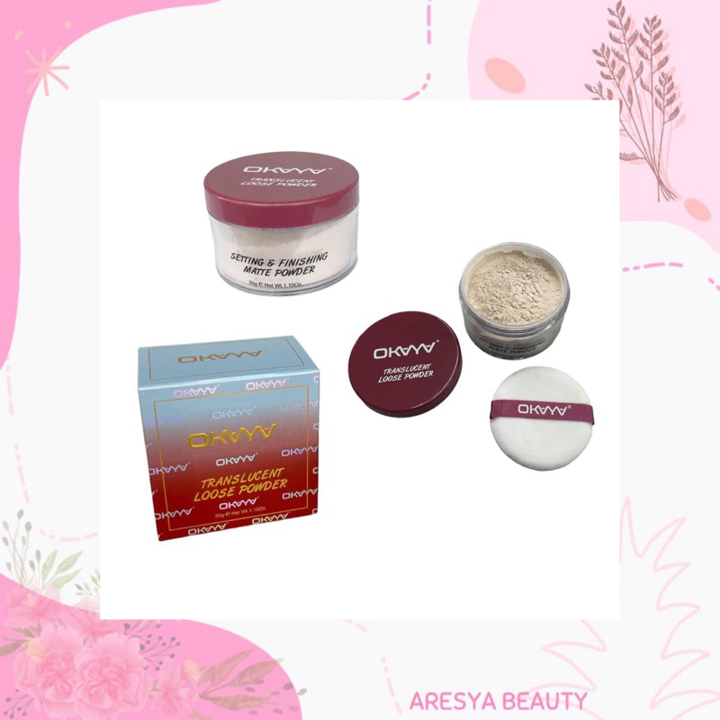 OKAYA LOOSE POWDER TRANSLUCENT MUA BELLAZ 30Gm | Shopee Malaysia
