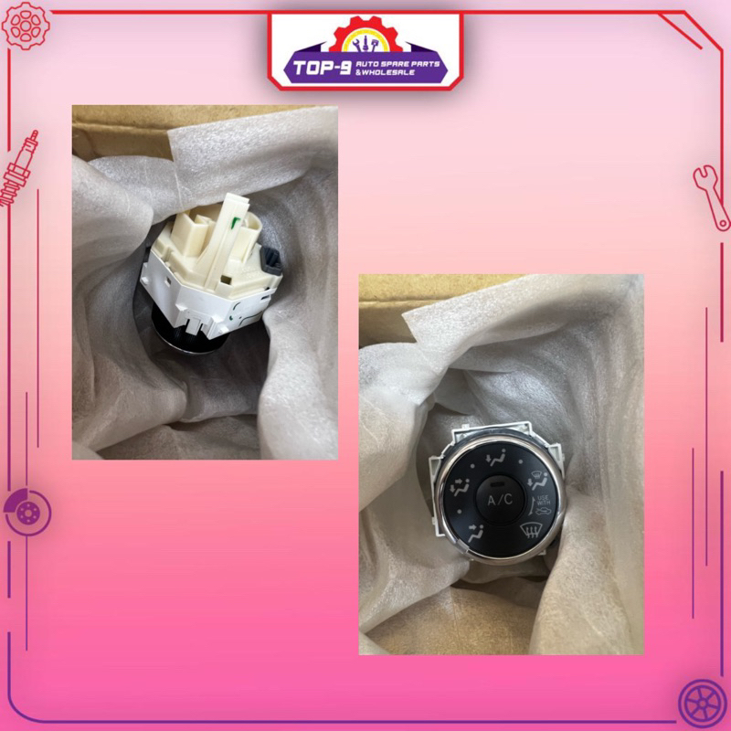 Perodua Genuine Air Cond Vent Position Switch (Chrome) for Perodua Alza ...