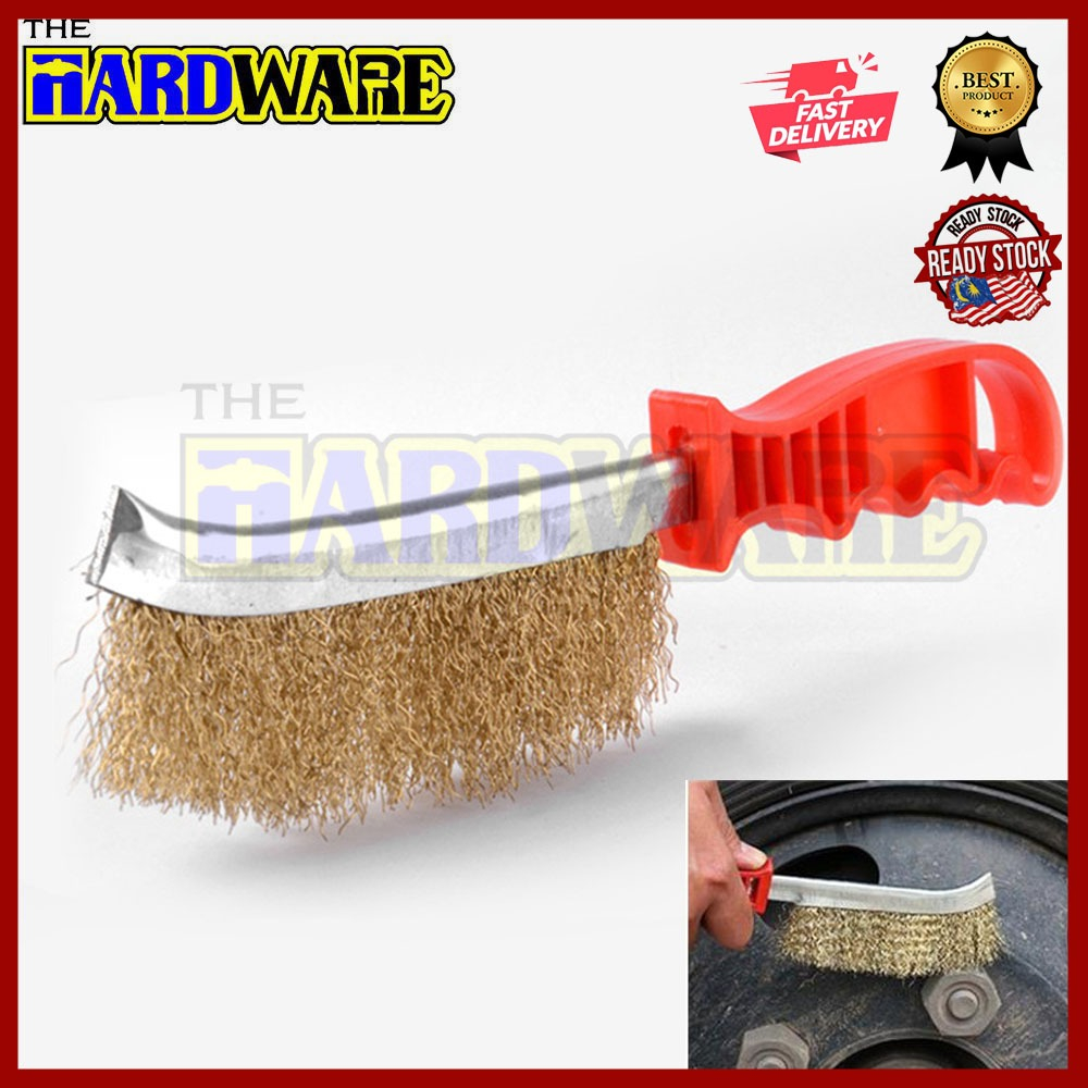 Wire Copper Brush Portable Rust Remover Steel Copper/Brass Coated/Brush ...