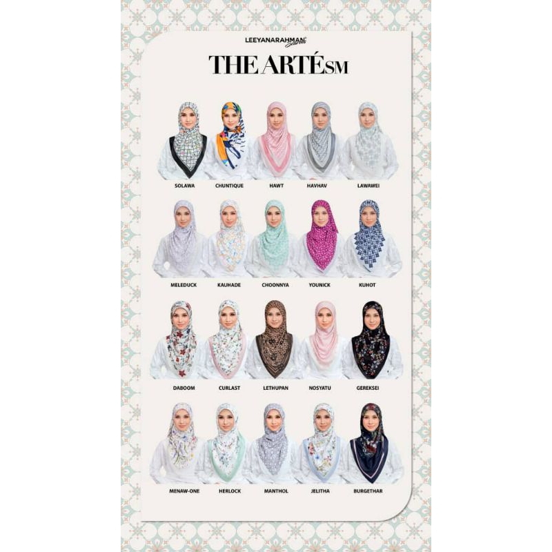 Tudung LeeyanaRahman Artesm / Manthol Pak Abu Lethupan - Emma Maembong ...