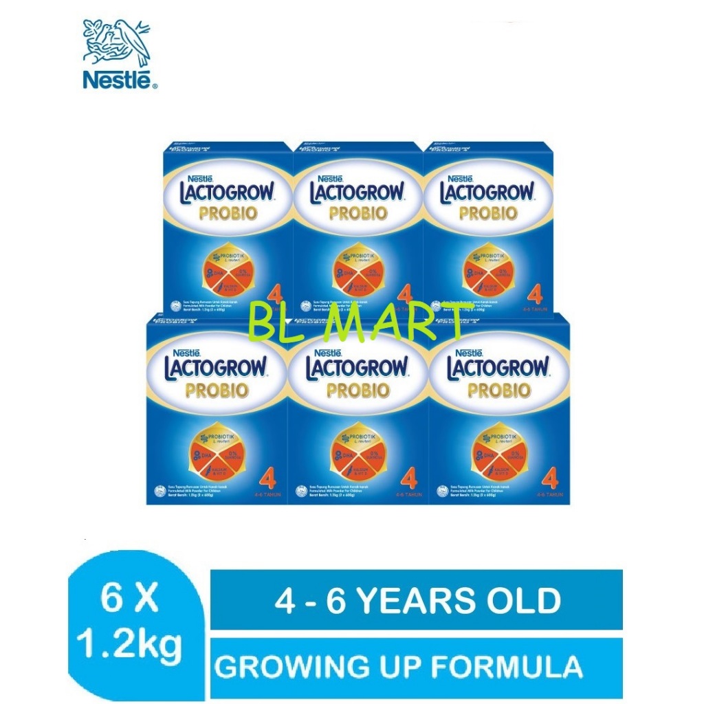 LACTOGROW Probio Step 4 - (6 x 1.2kg) | Shopee Malaysia