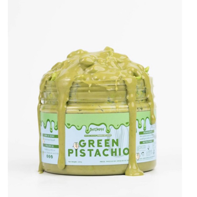 Green Pistachio | Chocojar Deechoqo | Baby Crunchy | Shopee Malaysia