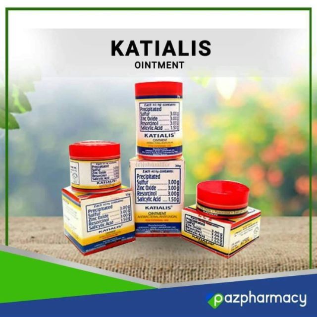 KATIALIS - ANTIBACTERIAL AND FUNGAL OINTMENT 5g | Shopee Malaysia