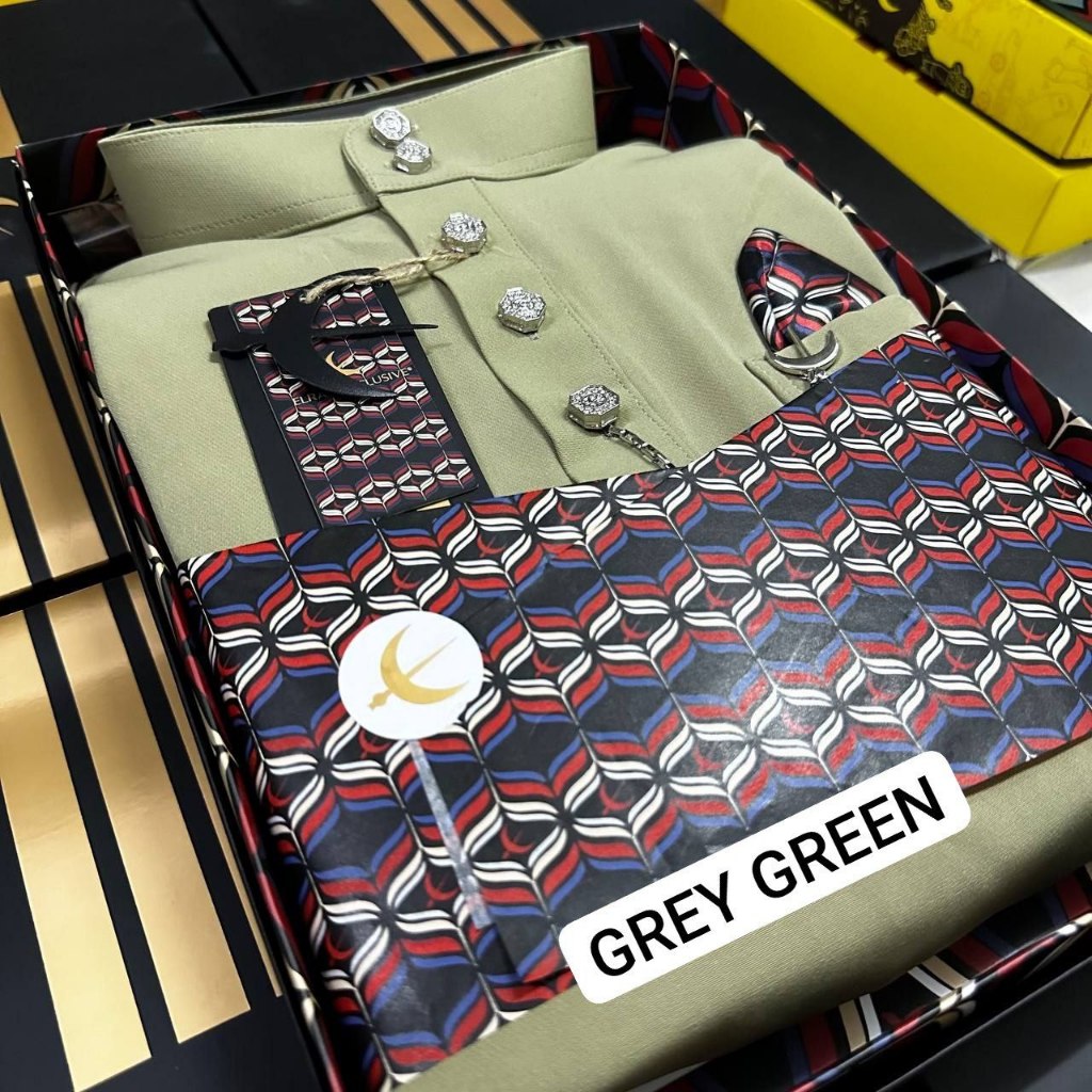 BAJU MELAYU ELRAH EXCLUSIVE ULTIMATE 2.0 (2024) GREEN EDITION | Shopee ...