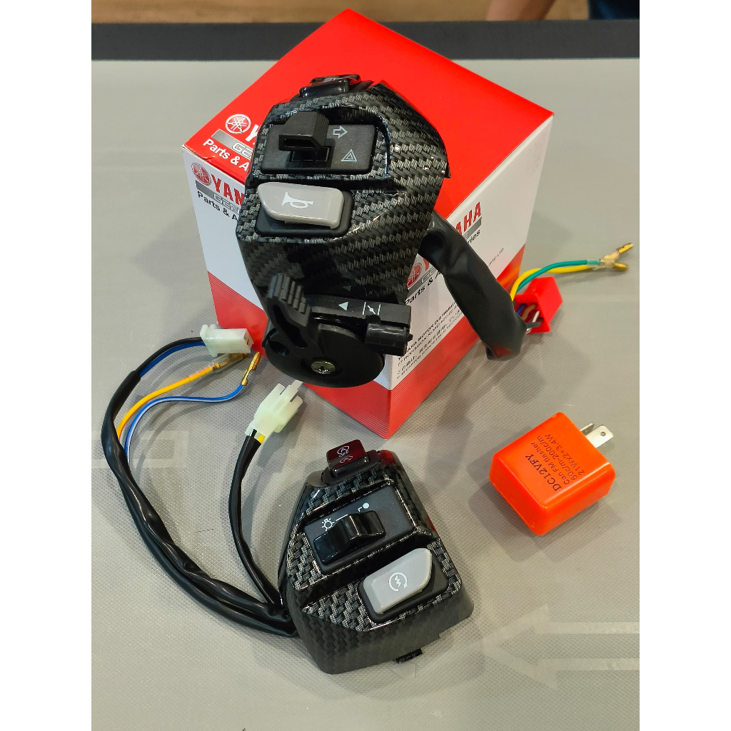 Yamaha Handle Switch Lc135 v1 v2 v3 v4 v5 v6 v7 Carbon Switch On / Off ...