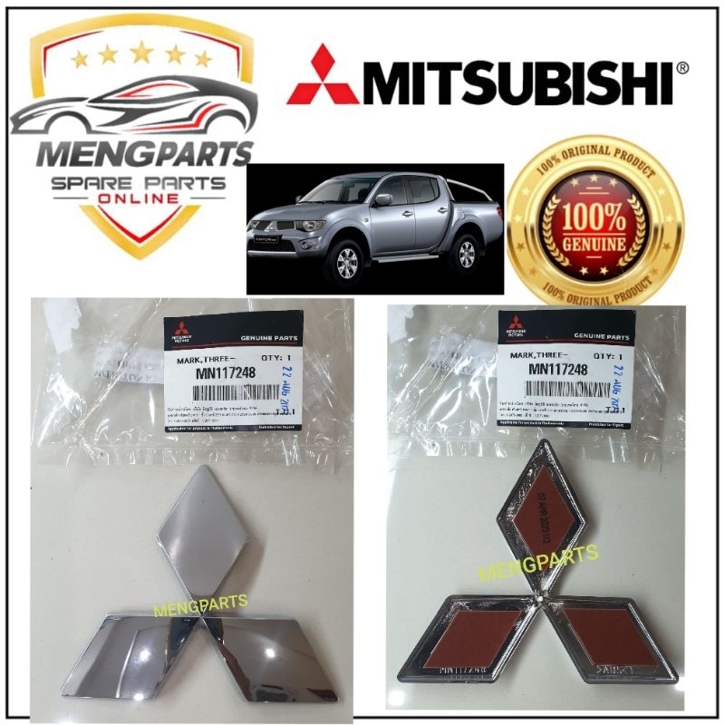 ORIGINAL MITSUBISHI TRITON 2005Y FRONT GRILLE EMBLUEM , LOGO , MARK ...