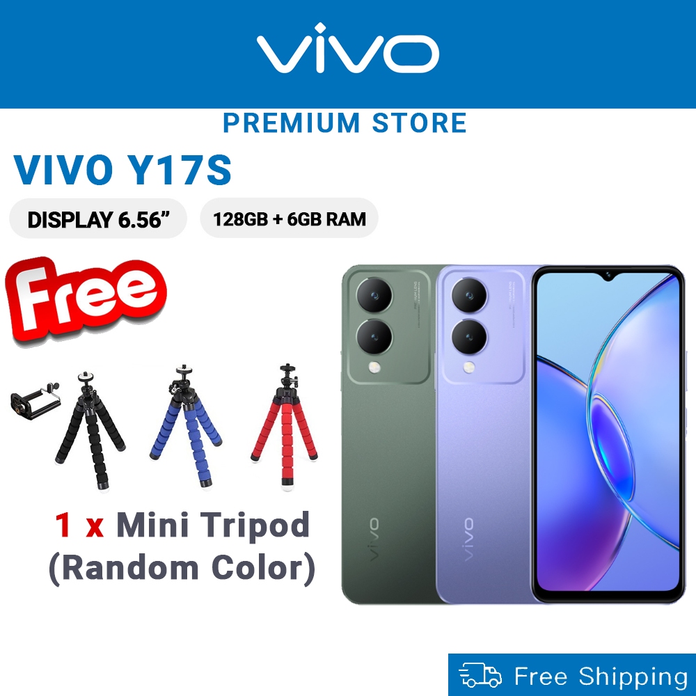 Vivo Y17s 6GB RAM + 128GB ROM 5000mAh Large Battery 50MP Fun camera High-Brightness Display ...