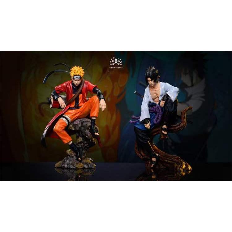 PG Studio - Sitting Naruto & Sasuke Naruto Shippuden Resin Statue GK ...