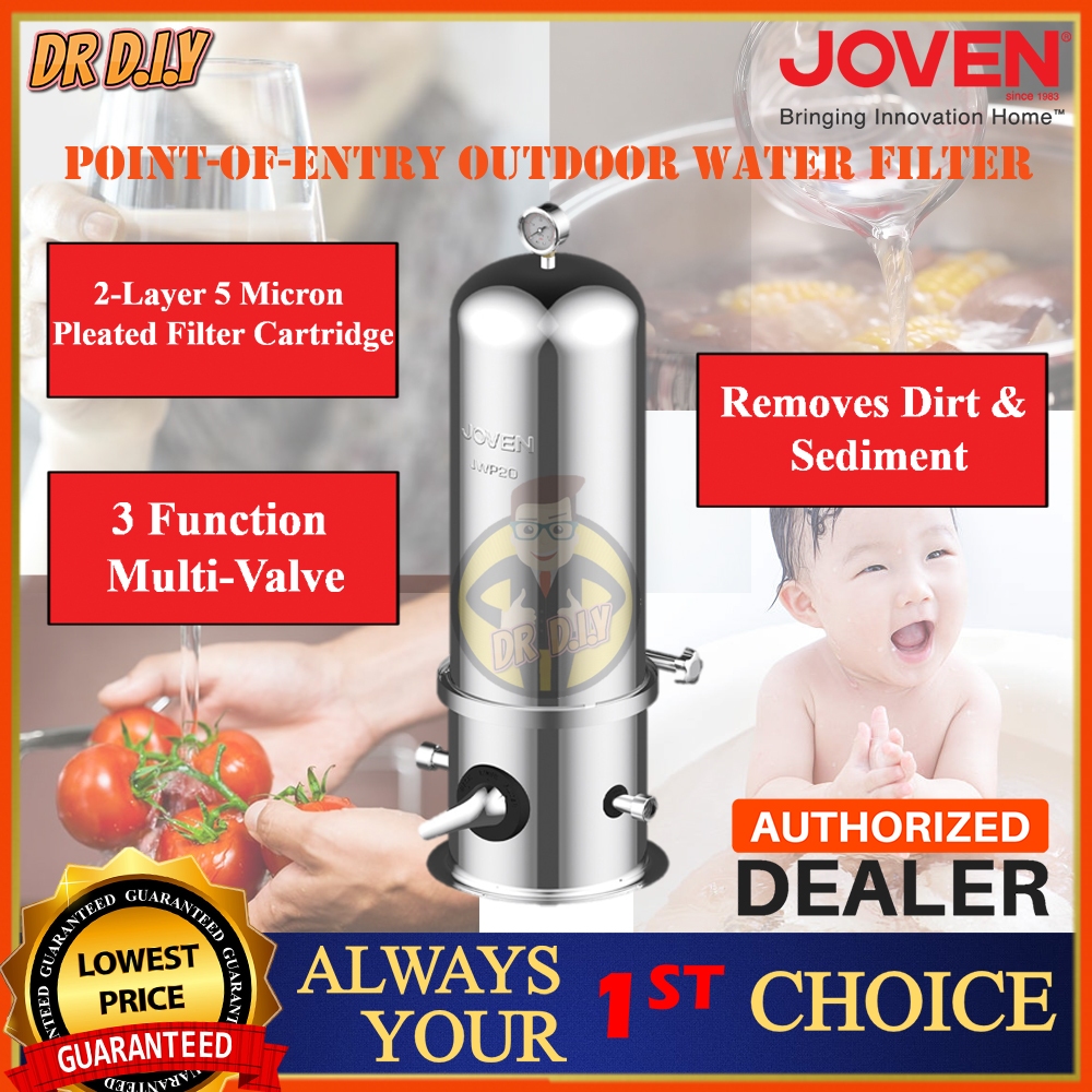 Joven Outdoor Water Filter Stainless Steel JWP20 | Shopee Malaysia