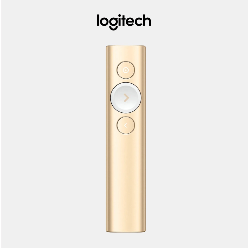 Logitech Spotlight Presenter Gold | Shopee Malaysia