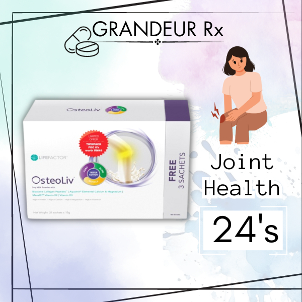 Life Factor Osteoliv Bone Joint Protection Pain with Aquamin Collagen ...