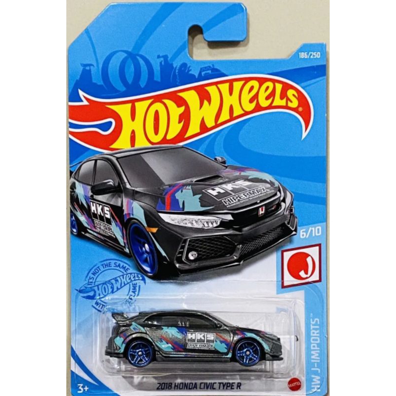 Hot Wheels 2018 Honda Civic Type R HKS | Shopee Malaysia