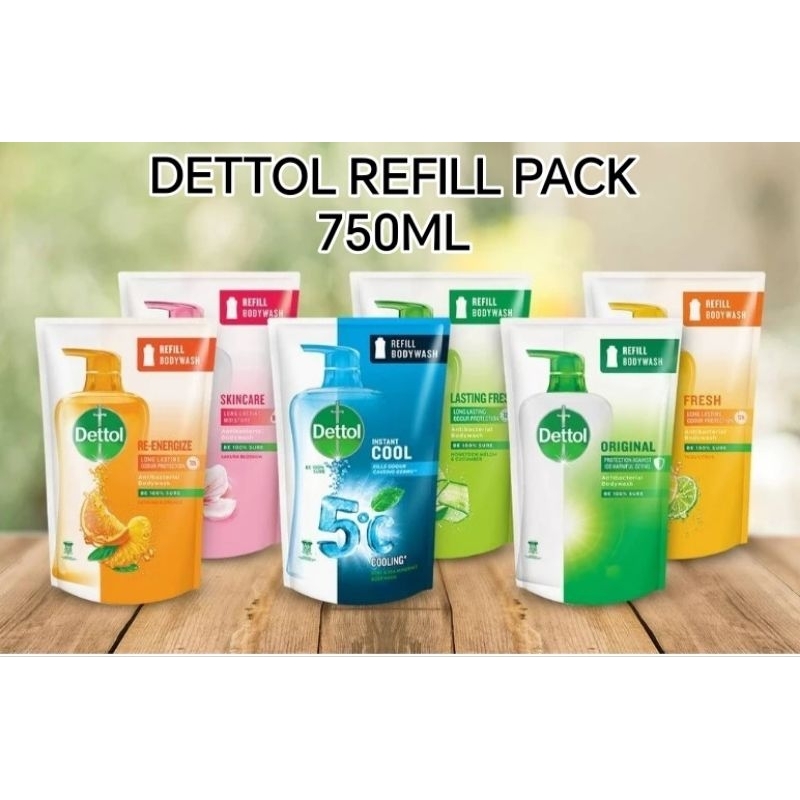 Dettol Bodywash Refill Pack 720ml | Shopee Malaysia