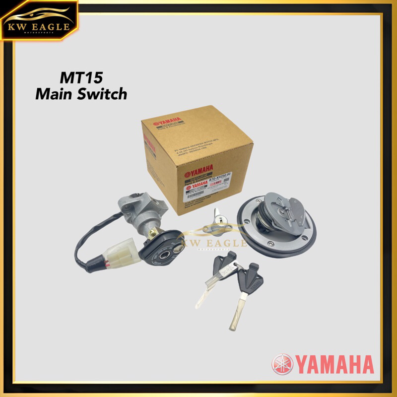 YAMAHA MT15 MAIN SWITCH SET KUNCI IGNITION LOCK STEERING LOCK | Shopee ...