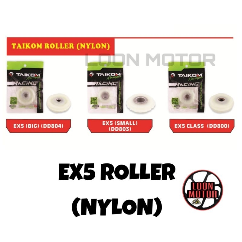 EX5 ROLLER BLOCK BIG SMALL (NYLON) - TAIKOM RACING | Shopee Malaysia